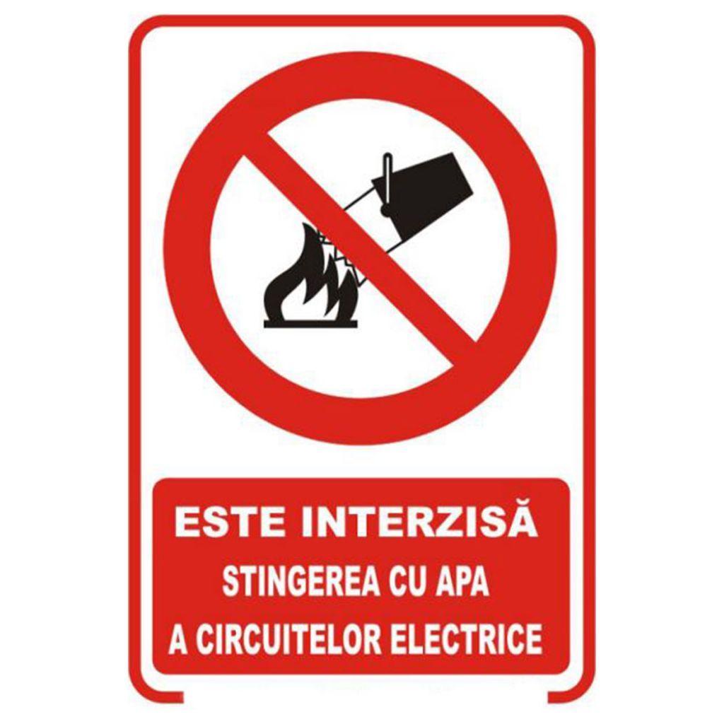 Placuta Indicatoare De Securitate Si Interzicere, Este Interzisa ...